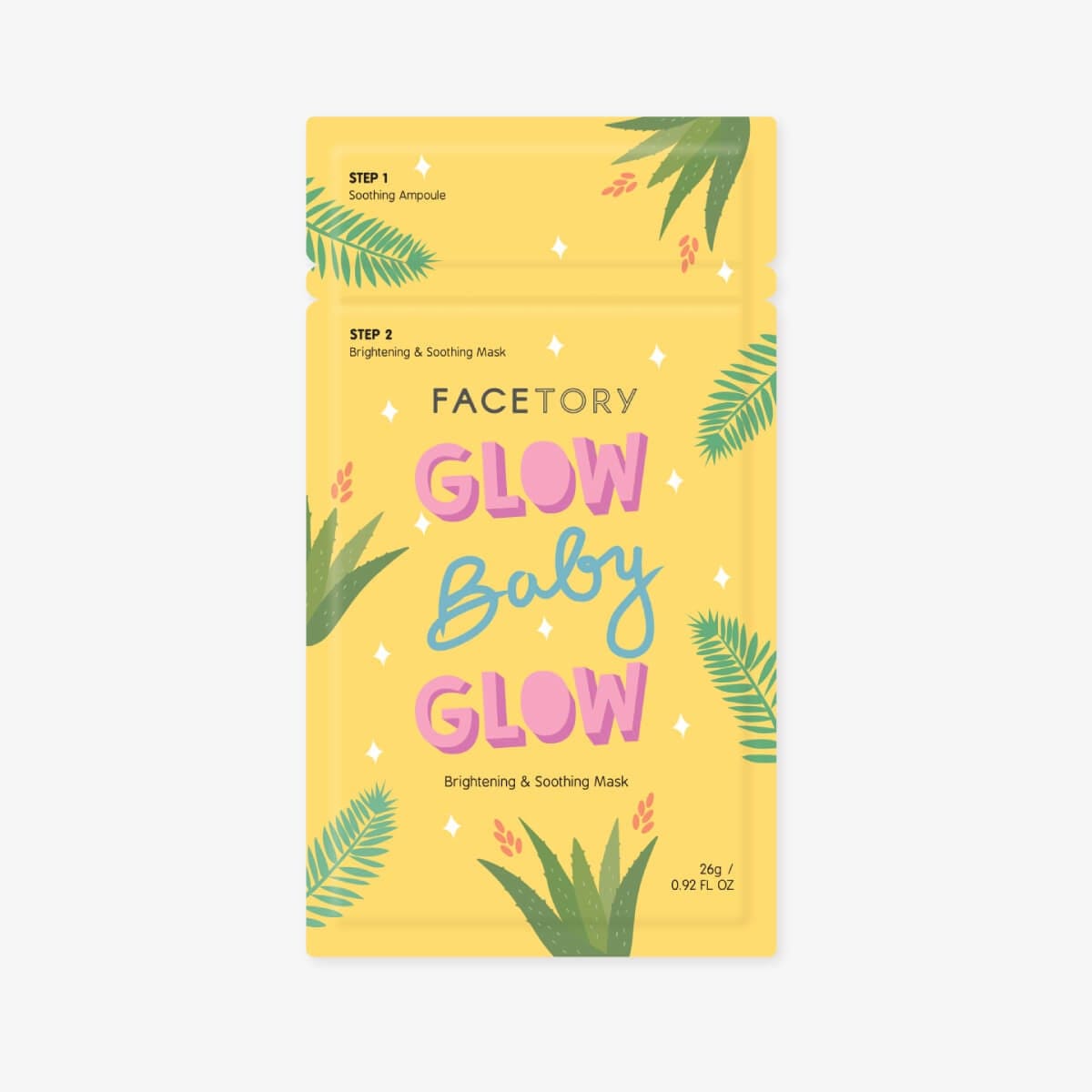 Glow Baby Glow 2-Step Sheet Mask - Brightening & Soothing